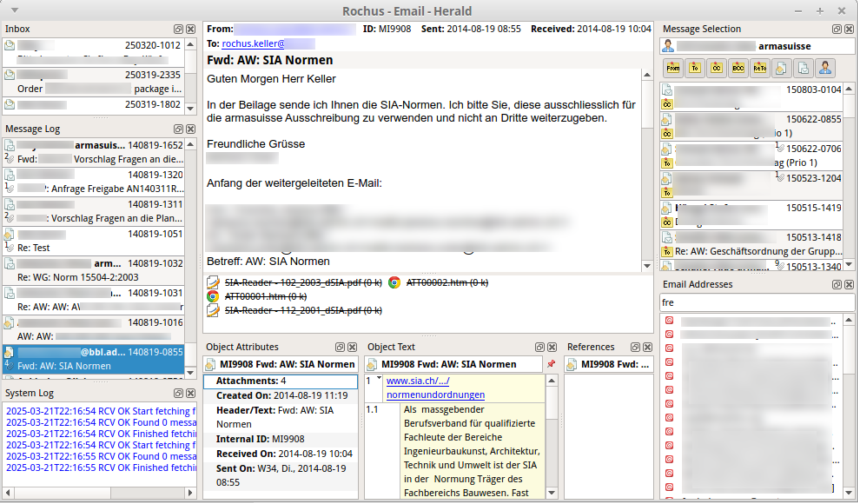 GitHub - rochus-keller/Herald: Herald is a personal information manager (PIM) with integrated ...